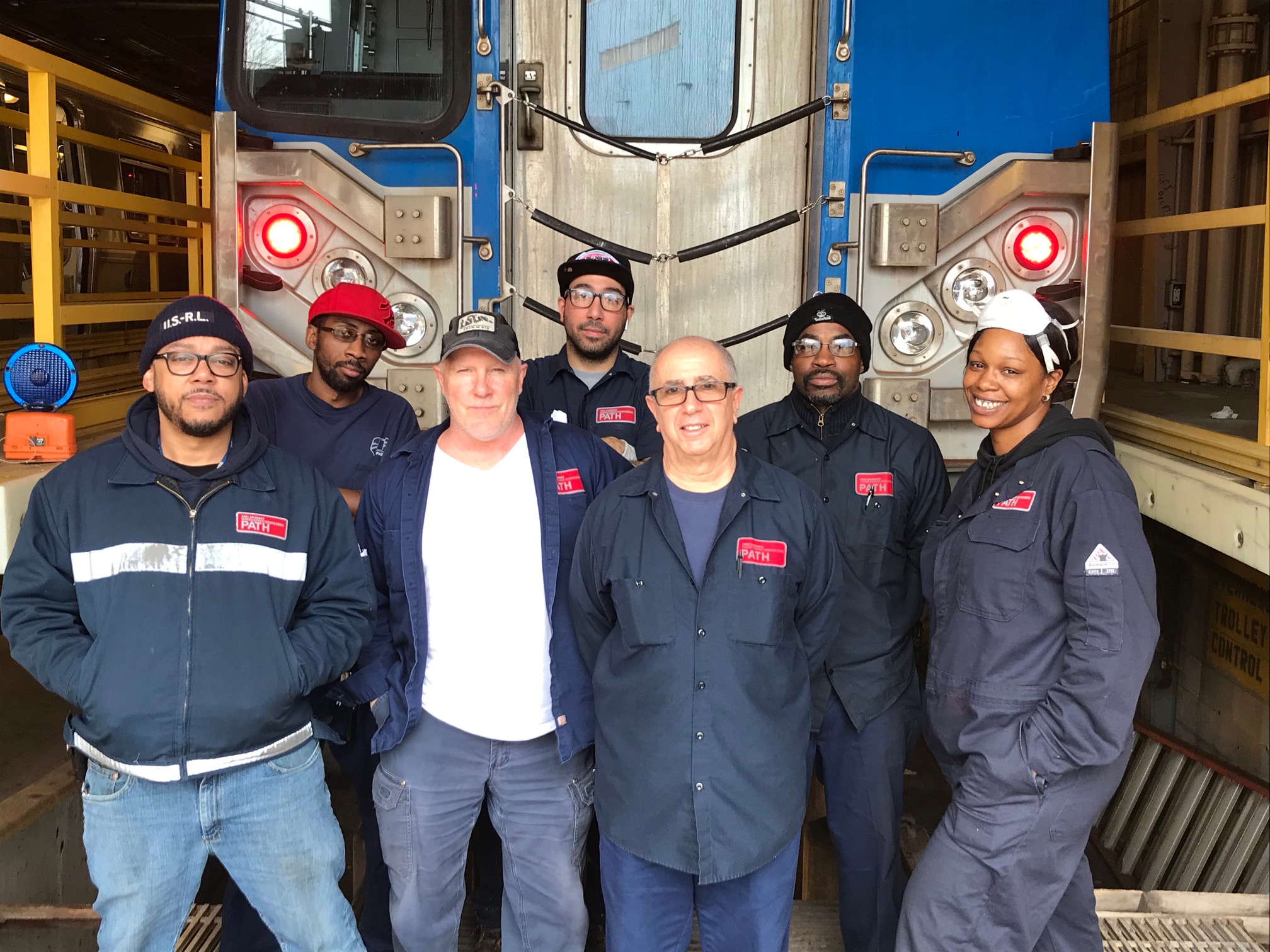 Who Ya Gonna Call? PATH Workers in Futuristic Backpacks Keep System Clean