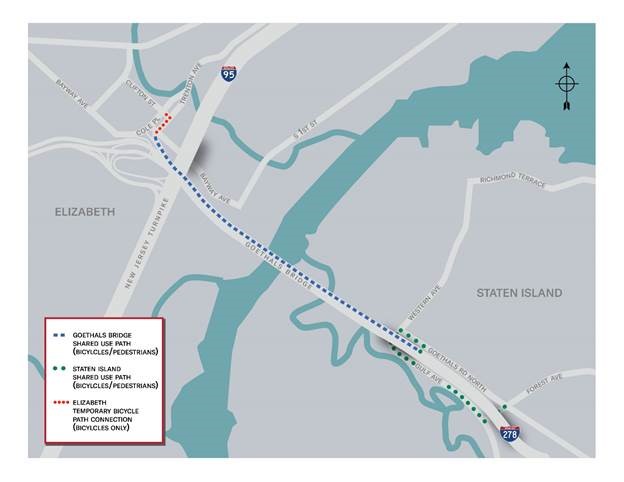 PORT AUTHORITY TO OPEN SHARED USE PATH ON NEW GOETHALS BRIDGE ON ...